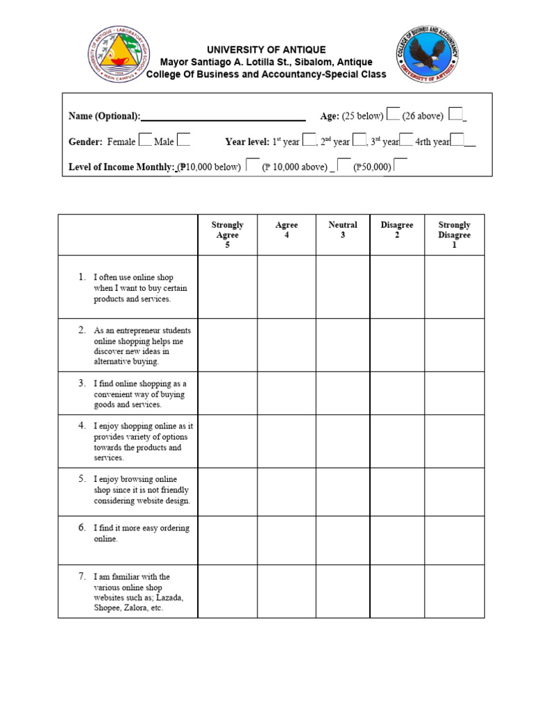 Questionnaires VALIDATE01 10 2024 | PDF