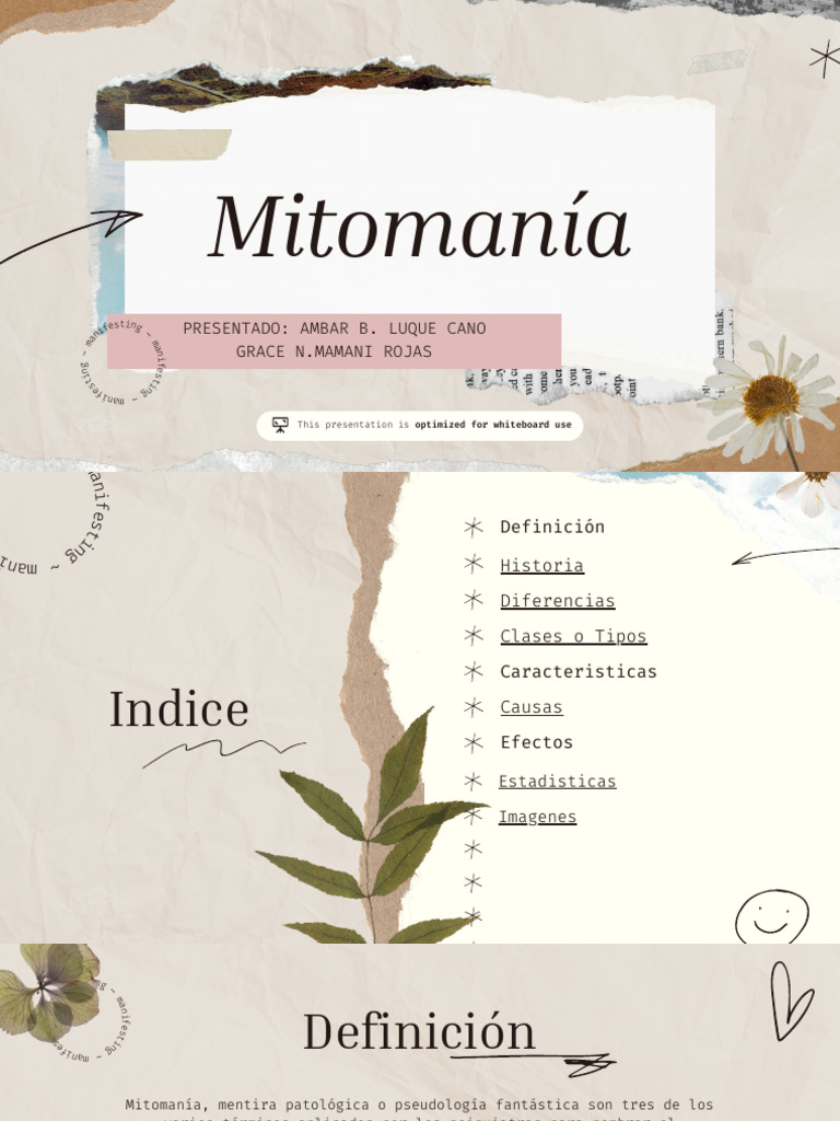 Mitomania | PDF | Psicología anormal | Motivacional