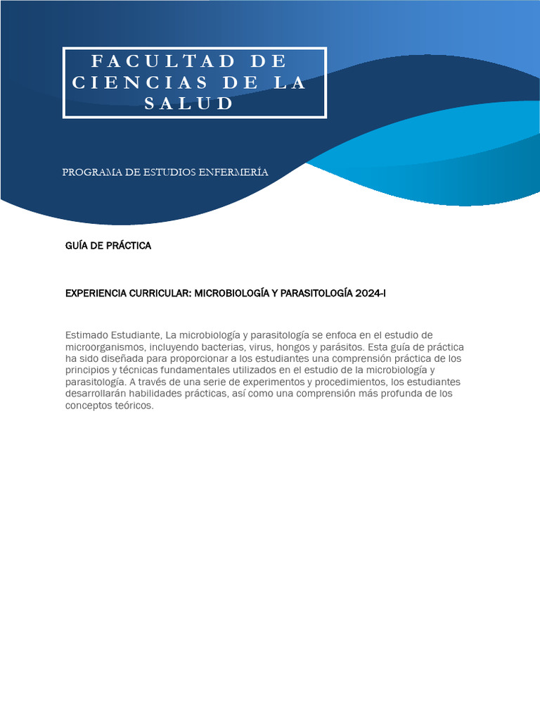 GUÍA DE PRÁCTICAS 1 MICRO | PDF | Microscopio | Biología Celular)