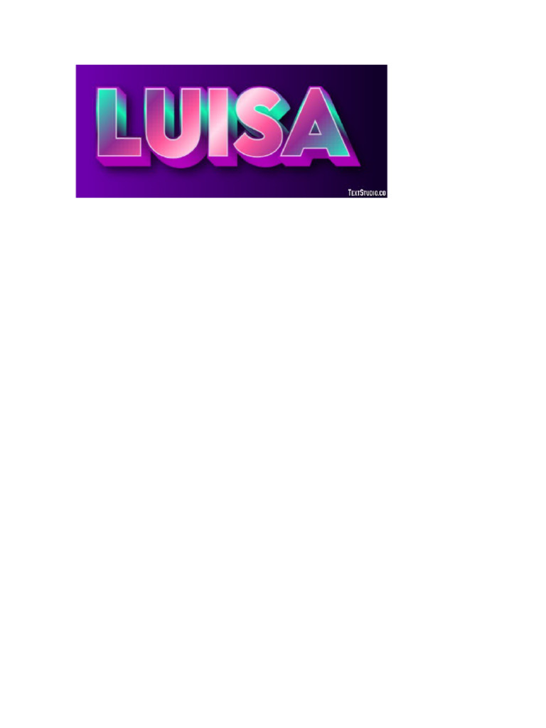 Nombre Luisa | PDF