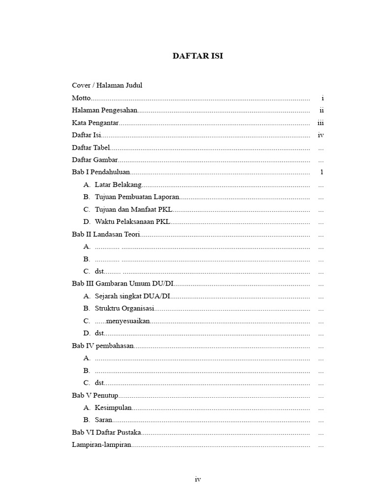 FORMAT Daftar Isi | PDF | Komputer | Teknologi & Rekayasa
