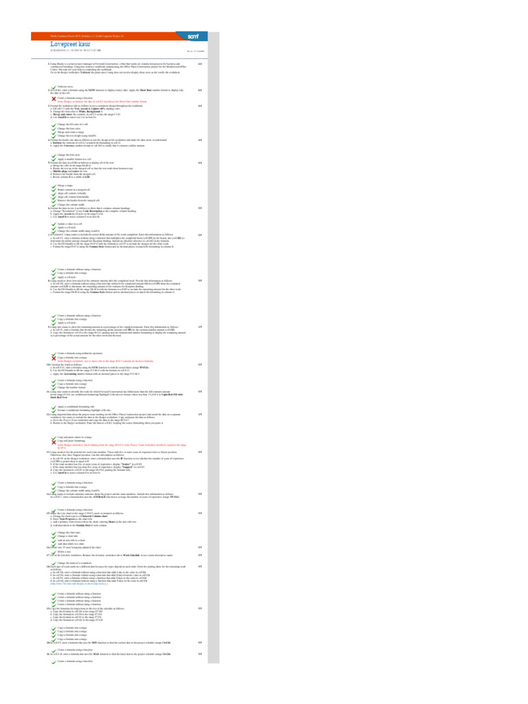 SC Ex19 cs1-3b Lovepreetkaur Report 1 | PDF | Mathematics