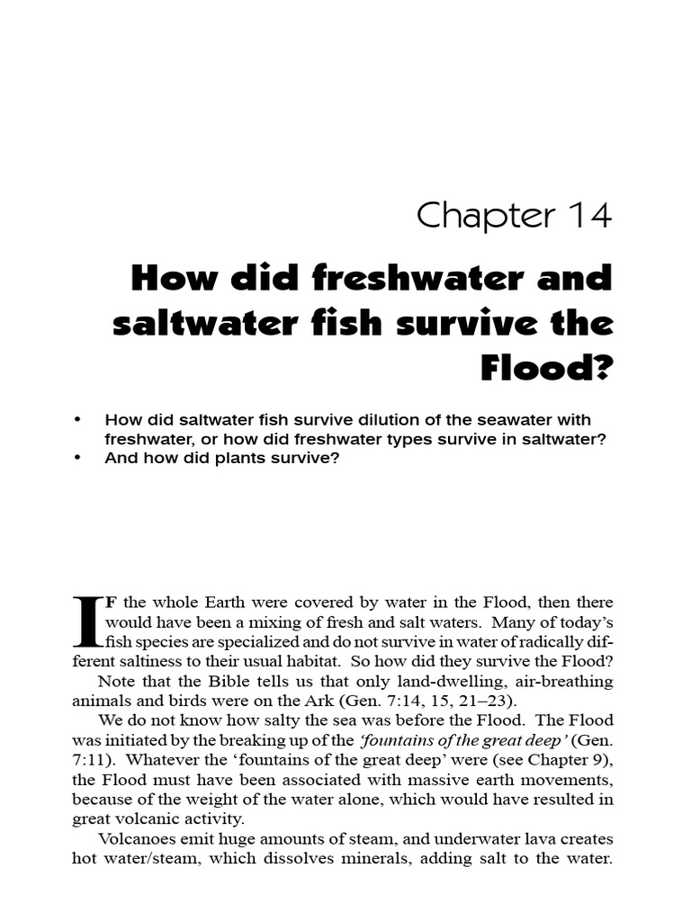 Chapter 14 | PDF | Seawater | Fish