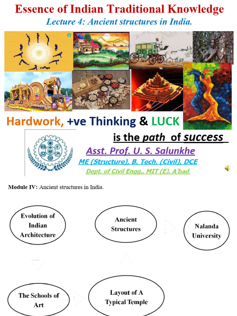 Ancient structures in India (Indian Traditional Knowledge) | PDF