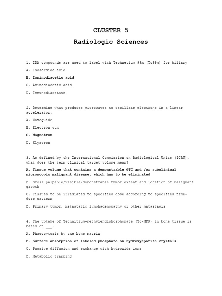Cluster 5 | Download Free PDF | Ct Scan | Medical Imaging