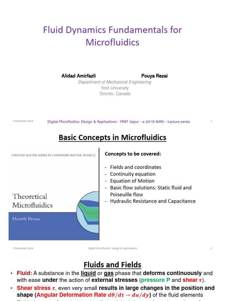 4 Theoretical Microfluidics | PDF | Continuum Mechanics | Fluid Dynamics