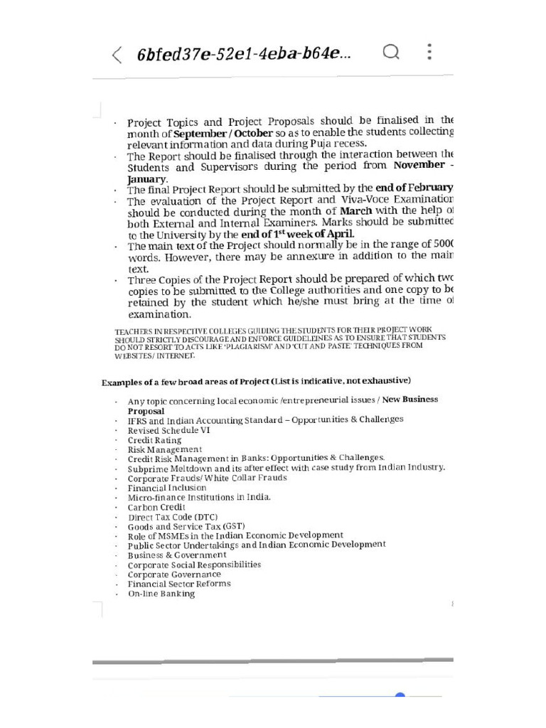 Project Work Presentation Topics | PDF