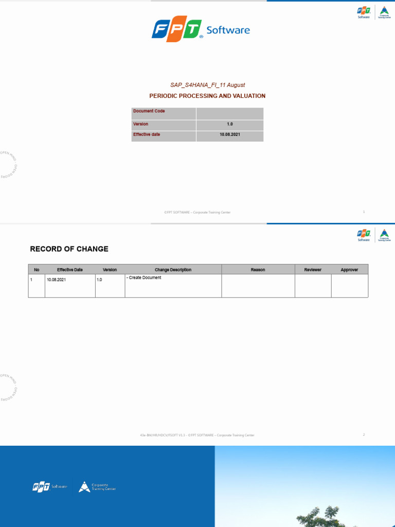 SAP S4HANA FI: Periodic Processing | PDF | Depreciation | Book Value