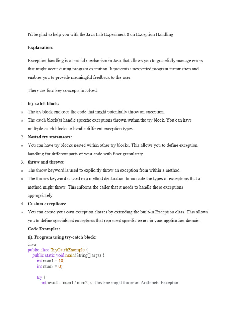 exp8j | PDF | Class (Computer Programming) | Programming Paradigms