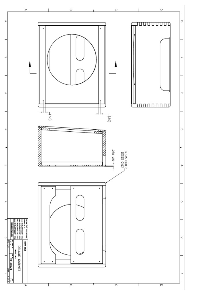 5e3 Cabinet-Sheet 1 | PDF