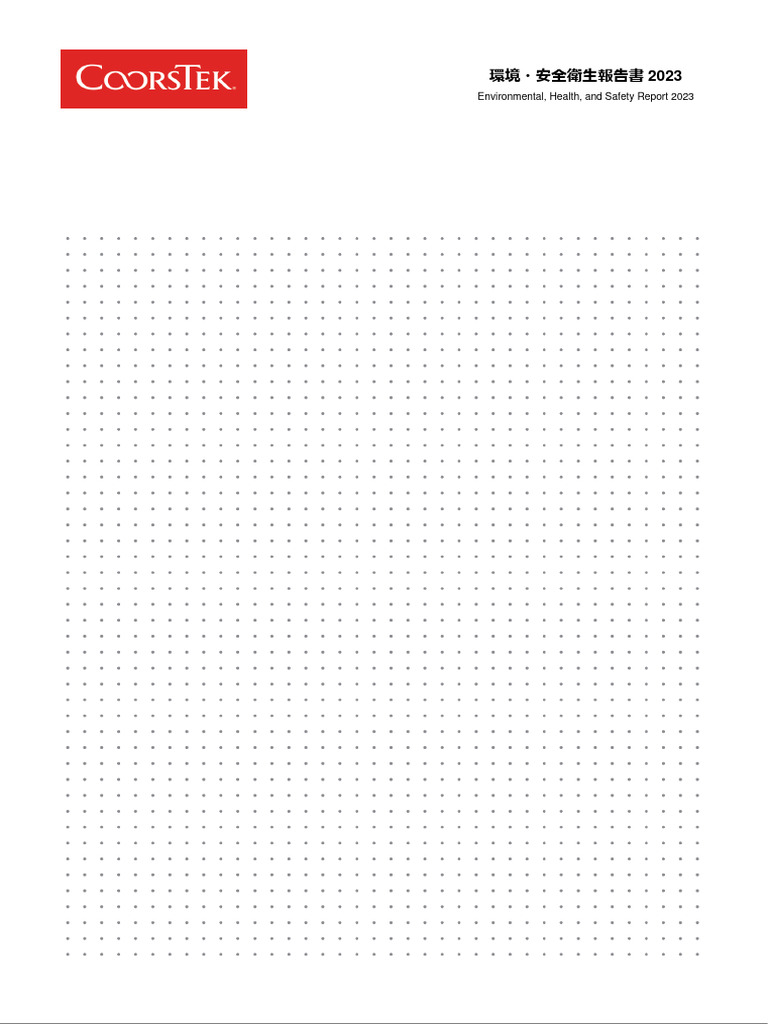 EHS Report 2023 | PDF