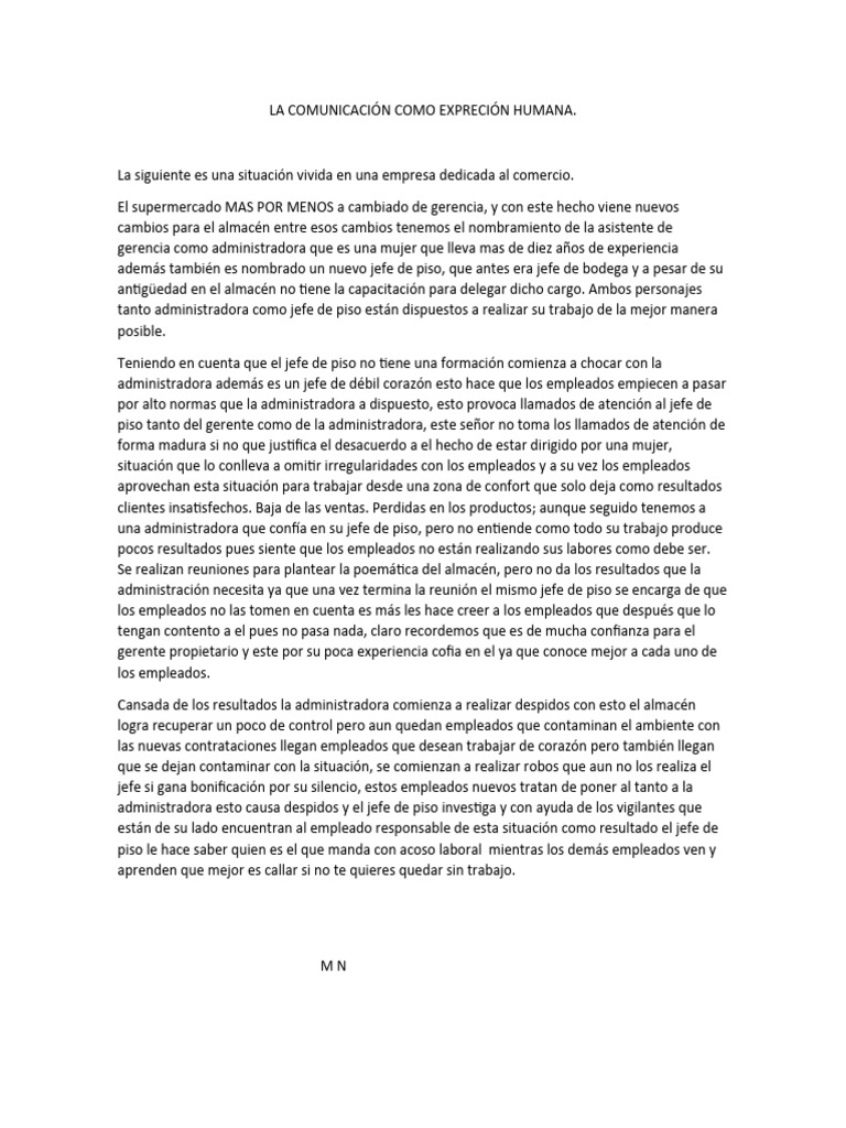 La Comunicación Como Expreción Humana | PDF