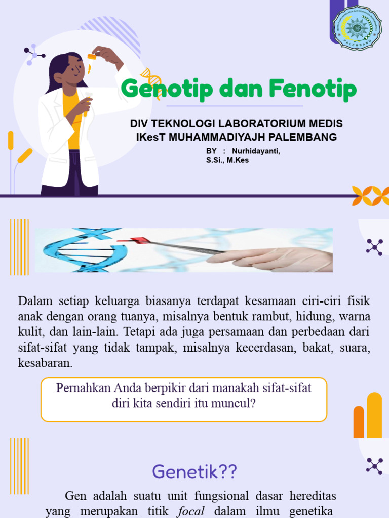 Genotip Dan Fenotip.pptx | PDF