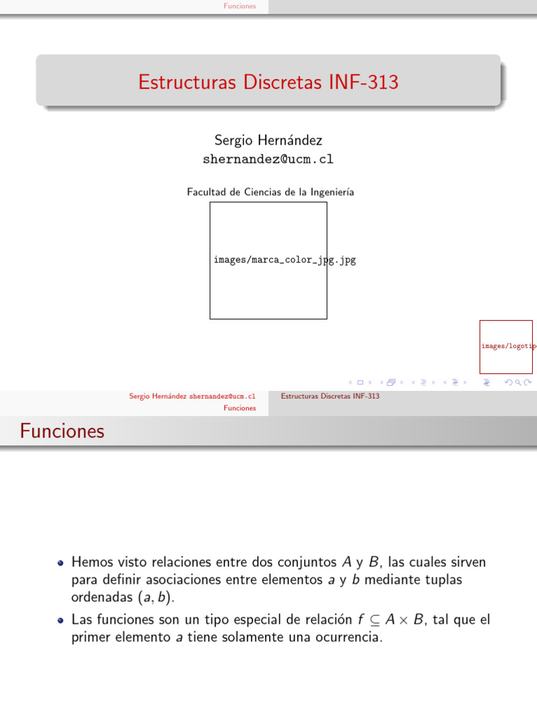 Clase3 (Discretas) | PDF | Función (Matemáticas) | Análisis