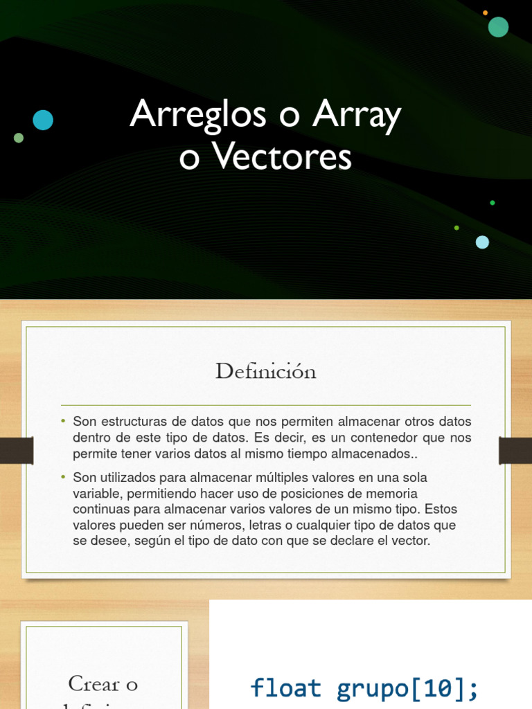 Arreglos y Matrices en C++: Guía Completa | PDF | Ingeniería de software | Datos de computadora