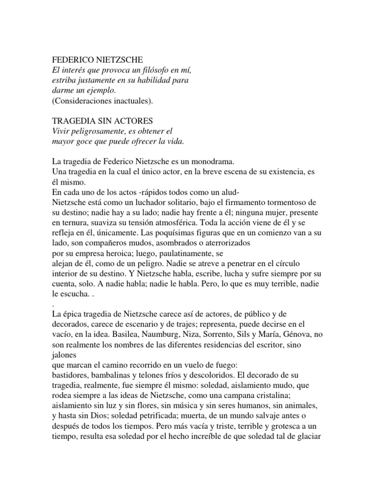 Zweig, Stephan - La Lucha Con El Demonio | PDF | Friedrich Nietzsche ...