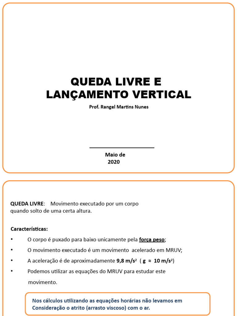 Queda Livre | PDF