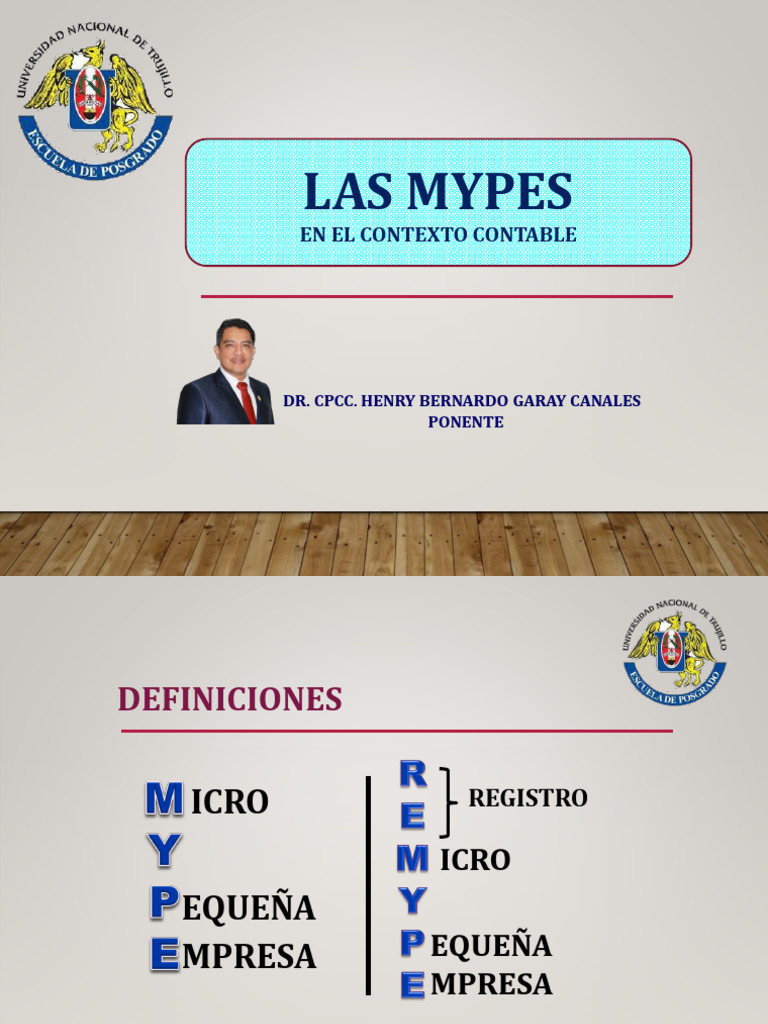 Las MYPES en El Contexto Contable | PDF | Pequeñas y medianas empresas | Sociedad de ...