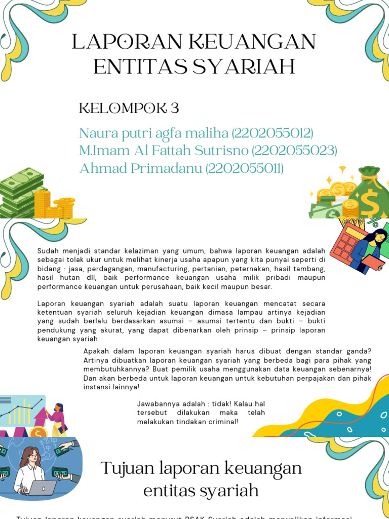 KEL 3 - Laporan Keuangan Entitas Syariah | PDF