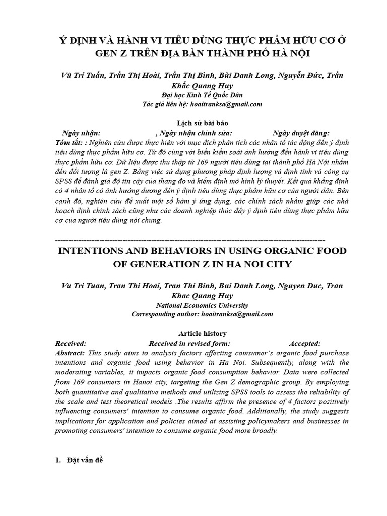 Bài Báo NCKH | PDF