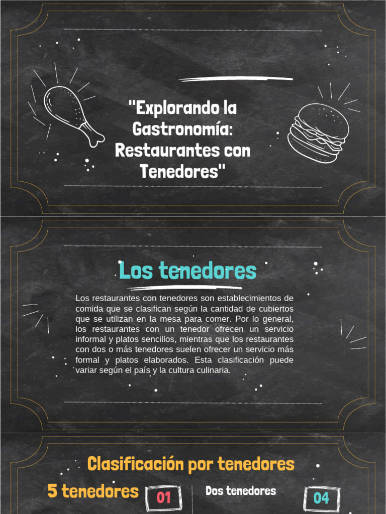 Clasificación de Restaurantes por Tenedores | PDF | Cuchillería ...