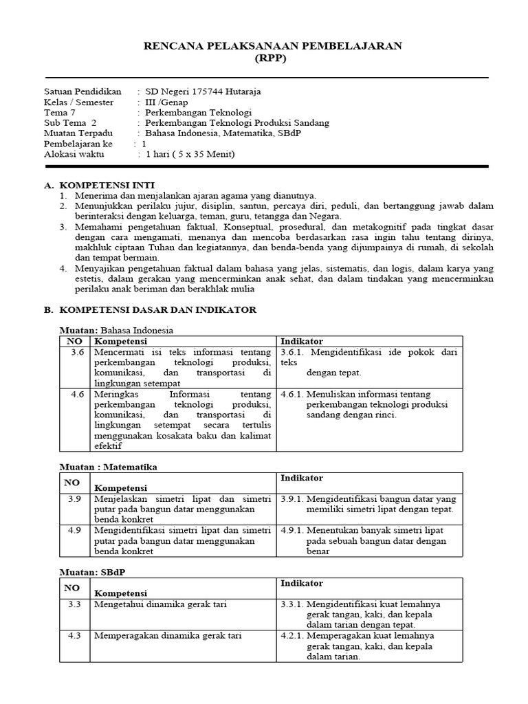 RPP K3 T7 ST2 P1 Untuk Observasi Kepsek Di PMM Siap Upload | PDF