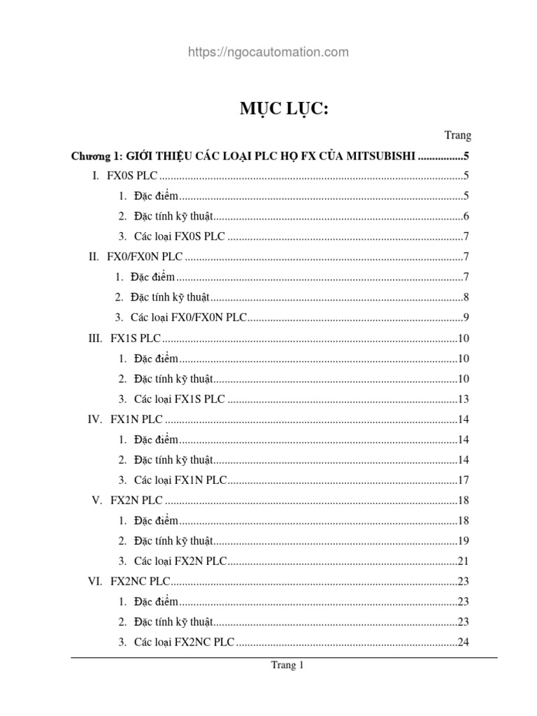 Hoc PLC Mitsubishi Co Ban Kem Vidu (Ngocautomation - Com) | PDF