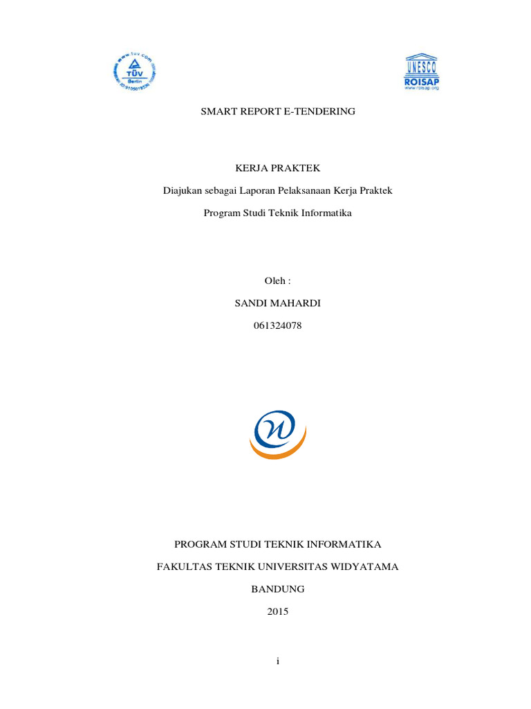 Smart Report E-Tendering Kabupaten Cianjur | PDF | Komputer