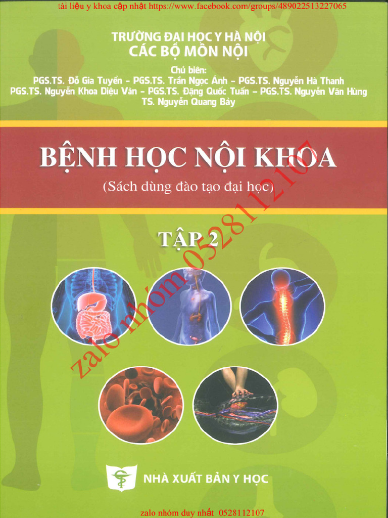 Benh Hoc Noi Khoa y Ha Noi 2023 Tap 2 1600 PDF - Gdrive.vip | PDF