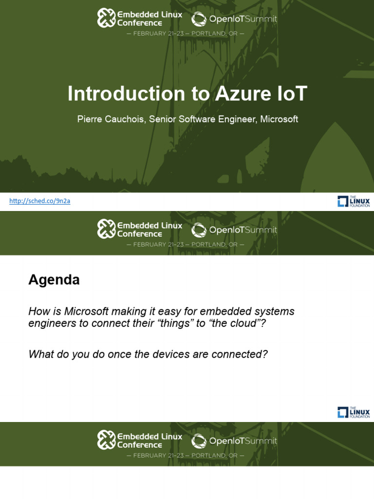 OpenIoT Summit - Introduction To Azure IoT | PDF | Internet Of Things | Microsoft Azure