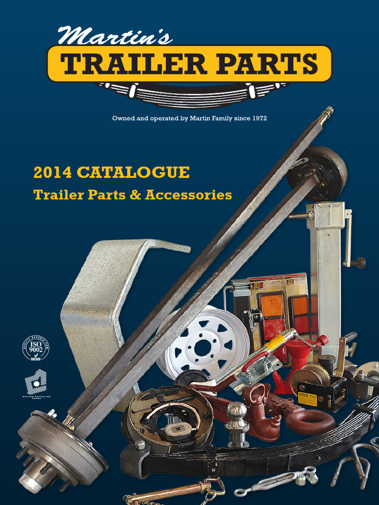 Trailer Parts Catalogue 2014 Web | PDF | Trailer (Vehicle) | Ac Power ...