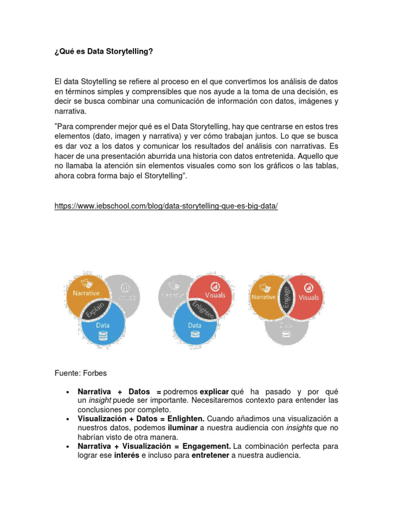 Que Es Data Storytelling | PDF | Cuentacuentos