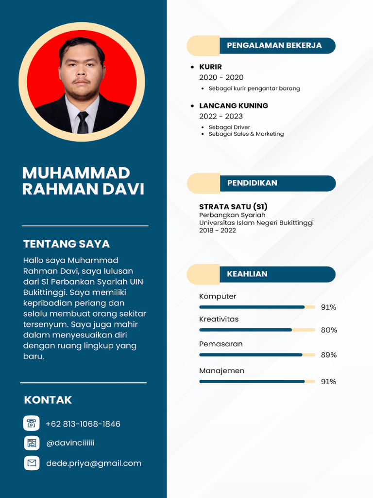 CV M.R Davi | PDF