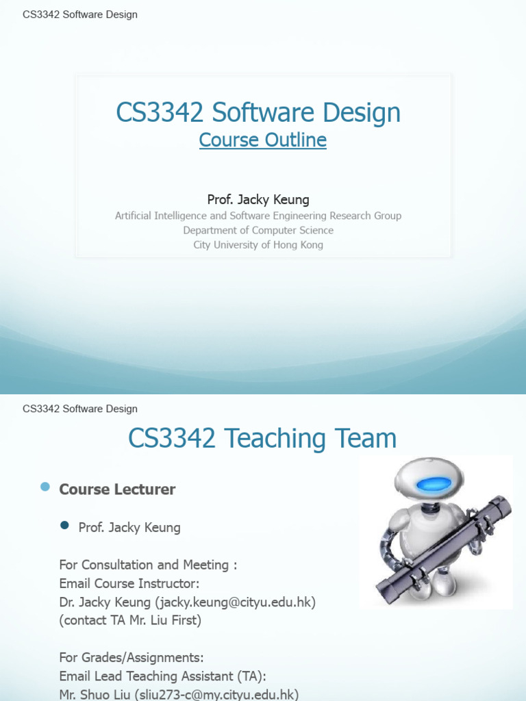 CourseOverview 2024 (K) | PDF | Software Design | Computer Programming