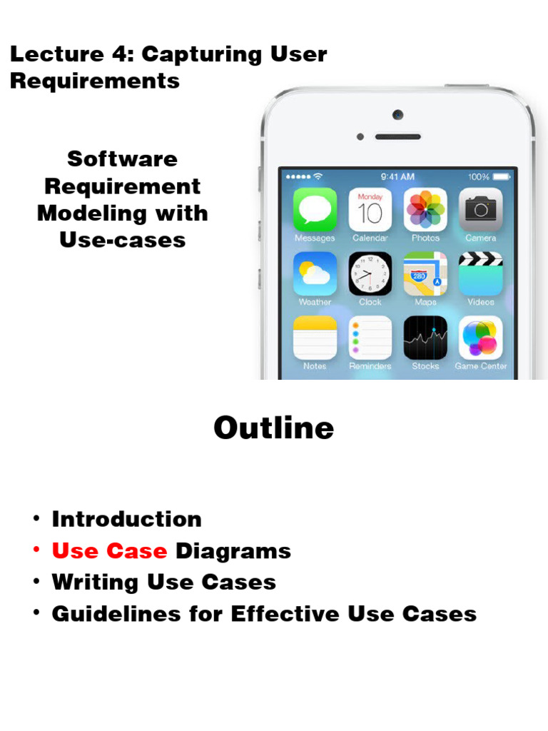 L04 UseCaseDiagram | PDF | Use Case | System