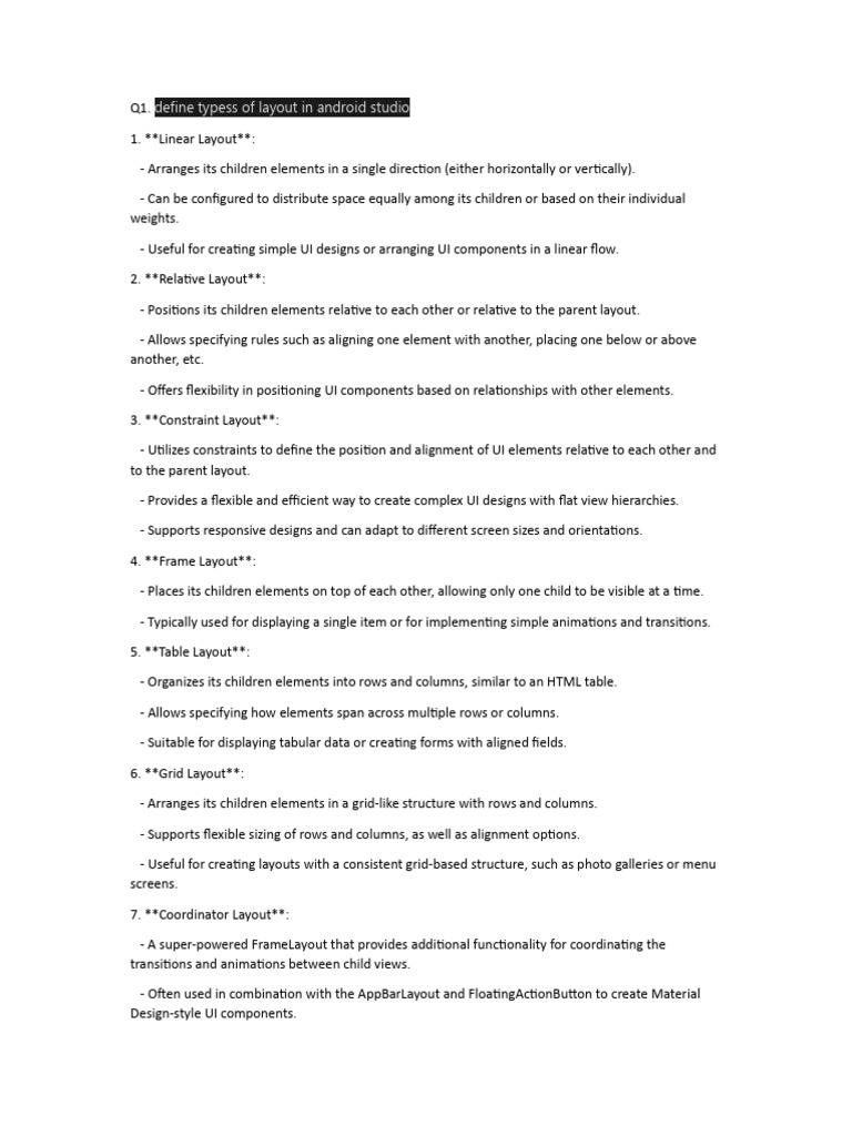 MAD UT 2 QB | PDF | Android (Operating System) | User Interface