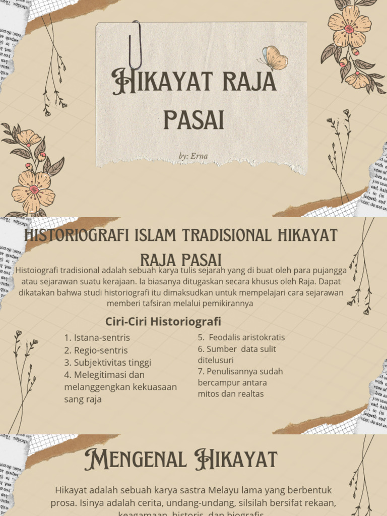 Hikayat Raja Pasai - Erna | PDF