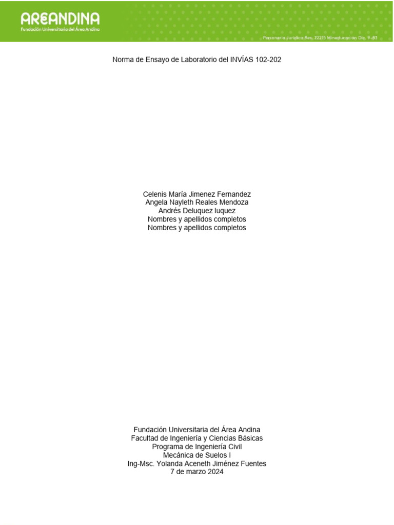 Norma de Ensayo de Laboratorio Del INVÍAS 101 | PDF | Laboratorios