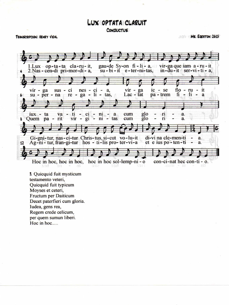 Lux Optata Claruit | PDF