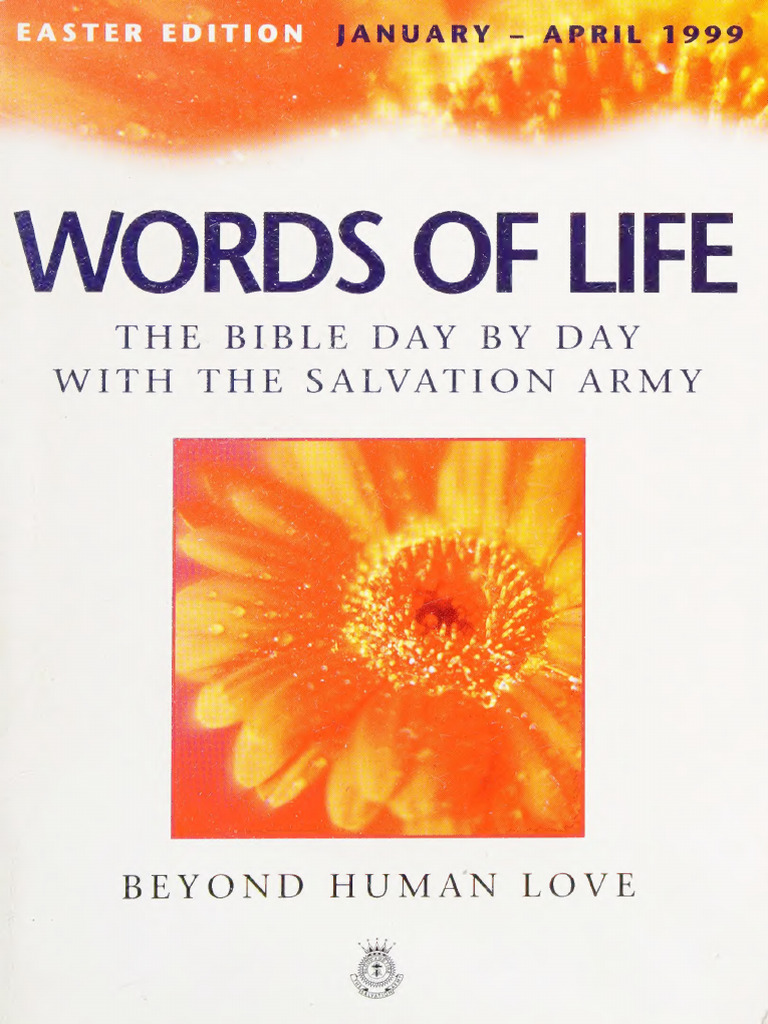 Words of Life: Diep Ie Day by Day Myon Opte Salvation Army | PDF | King ...
