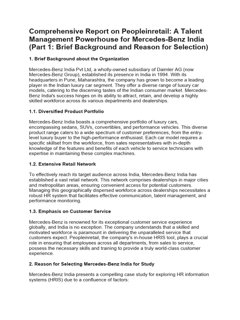 HRIS Report On Peopleinretail | PDF | Computer Security | Security