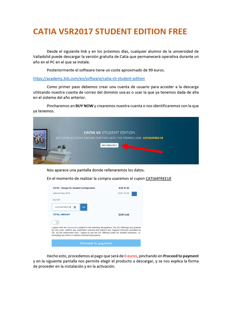 CATIA V5R2017 Student Edition Free | Descargar gratis PDF | Software ...