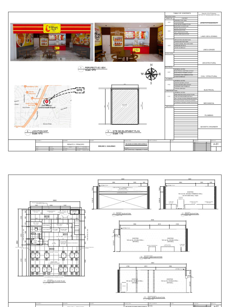 Building Plan for Ever Gotesco | PDF | Building Engineering | Buildings ...