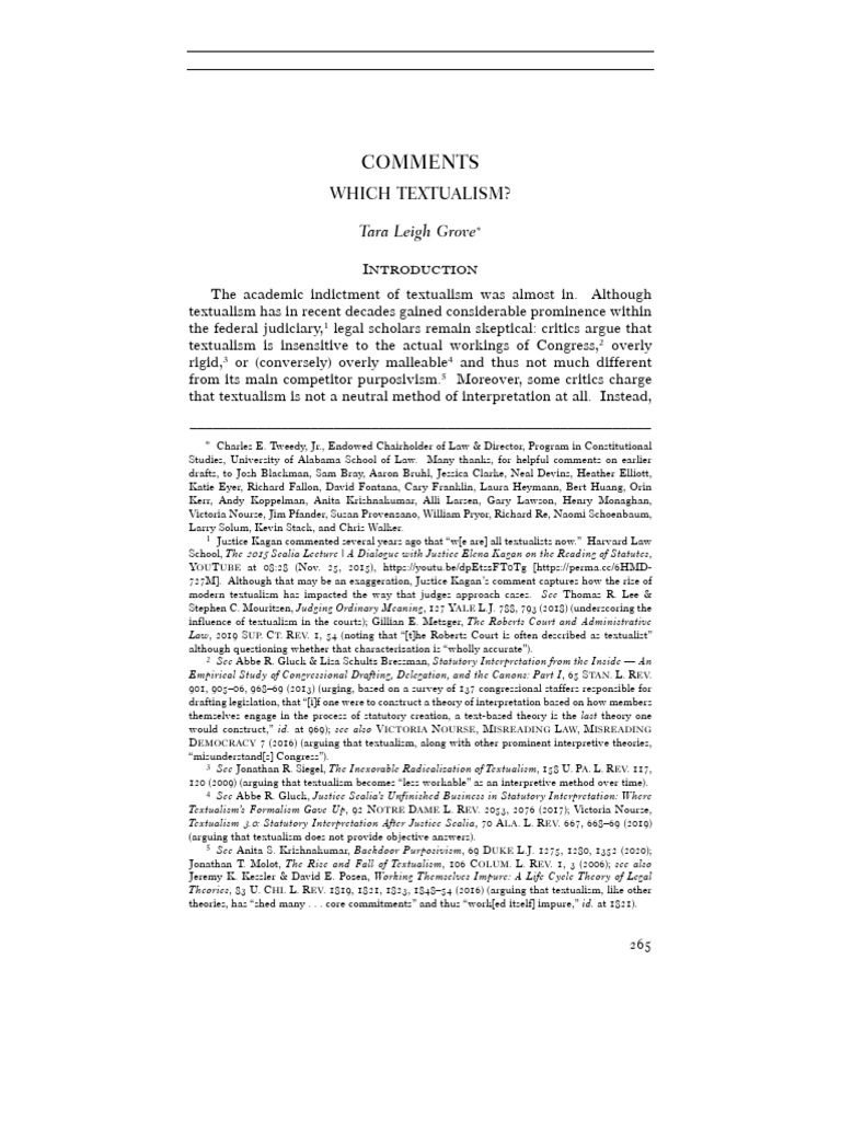 134 Harv. L. Rev. 265 | PDF | Civil Rights Act Of 1964 | Supreme Court ...