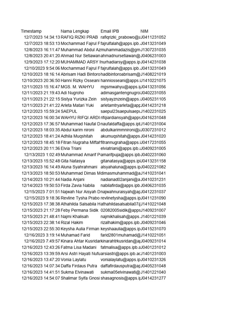 Formulir Calon Staff Bem Download Free Pdf Jakarta