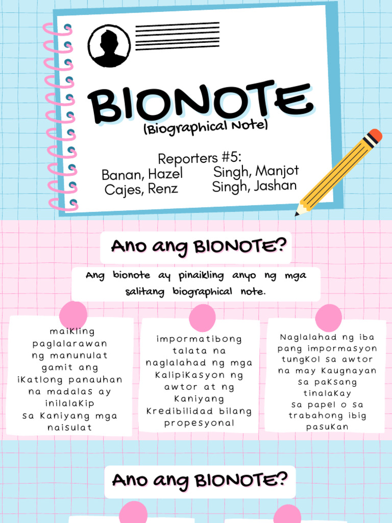 BIONOTE | PDF
