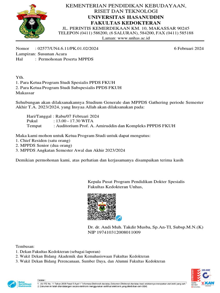 Undangan Studium Generale MPPDS | PDF | Kesehatan Holistik | Sains ...