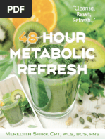 MBC Step 1 Metabolic Flush 2023 1 | PDF | Sleep | Smoothie