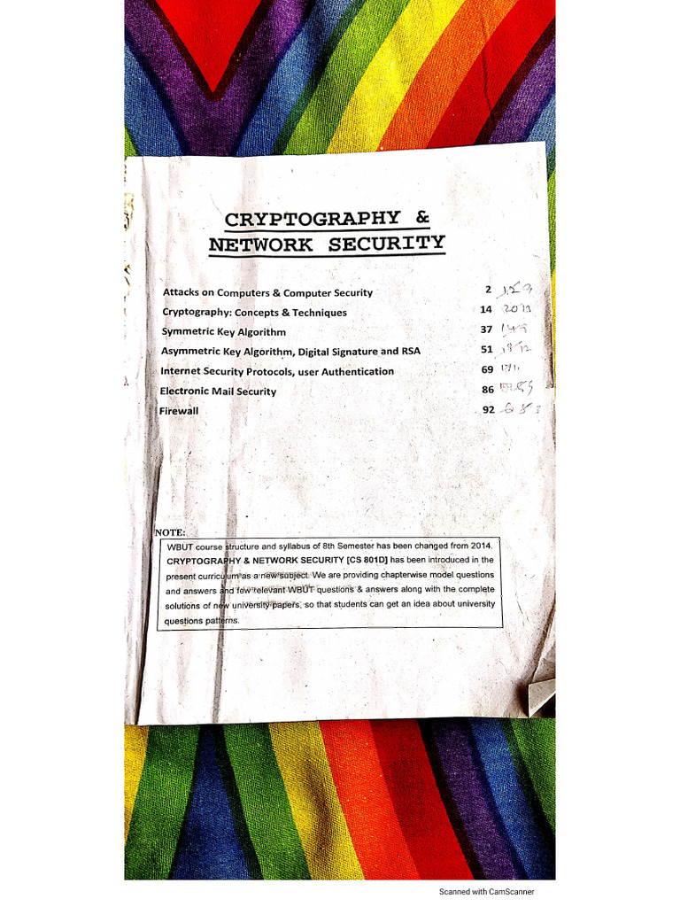 Cryptography And Network Security Pdf