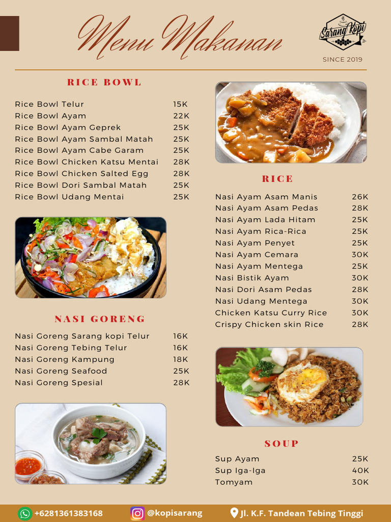 Sarang Kopi | PDF | Foods | Asian Cuisine